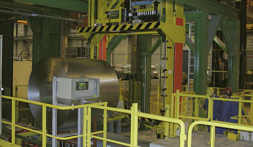 Automatic strapping machine - SIGNODE - for coils / CVT / for plastic ...