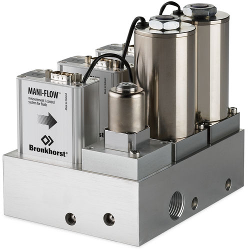 Mass flow controller - MANI-FLOW - Bronkhorst - pneumatic / compact ...