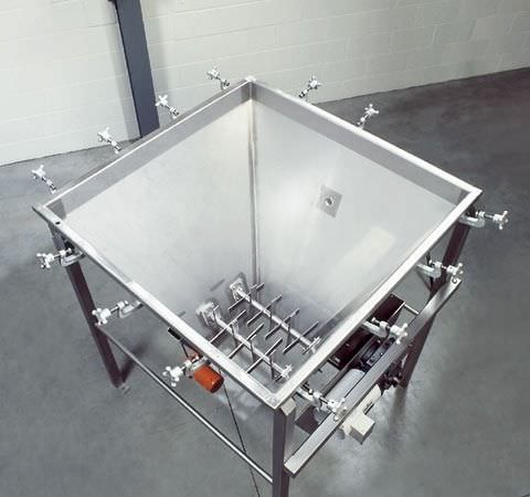 Agitating hopper - FLEXICON - high-flow