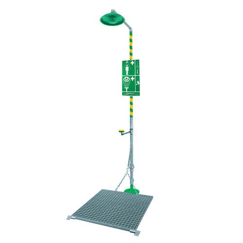 Floor-standing safety shower - 8327 AXION - Haws AG - Headquarters for ...