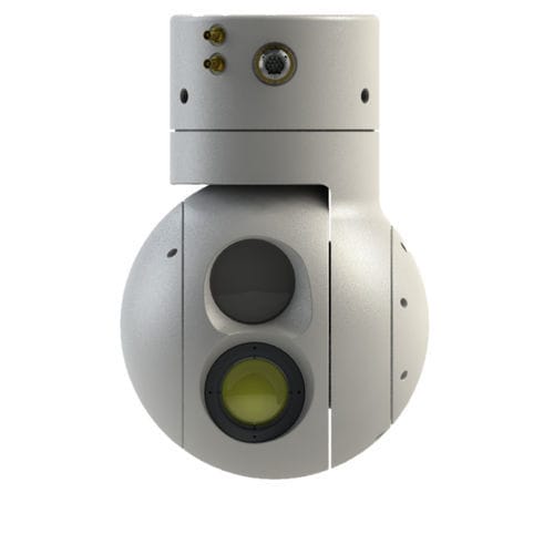 2-axis gyro-stabilized turret - Temis XL14HD - MERIO - for UAVs ...