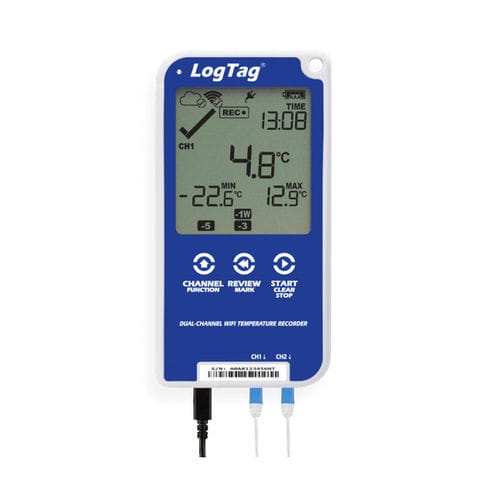 Temperature data logger - UTRED30-Wifi (DC) - Logtag - WiFi / online / with LCD display