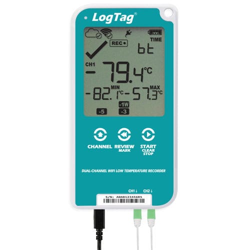 Temperature data logger - UTREL30-WIFI - Logtag - wireless / online / with LCD display