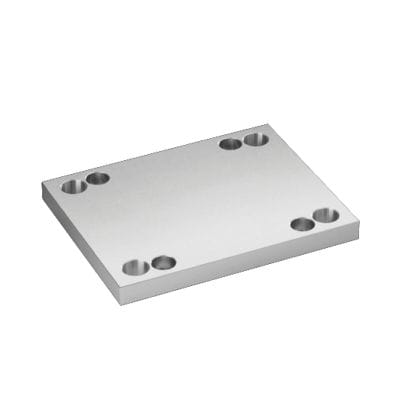 Modular clamping plate - K16/b1xl1xs1/Mat - HASCO - rectangular