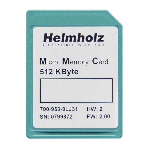 Micro card memory card - 700-953-8LJ31 - Helmholz GmbH & Co. KG - 512 ...
