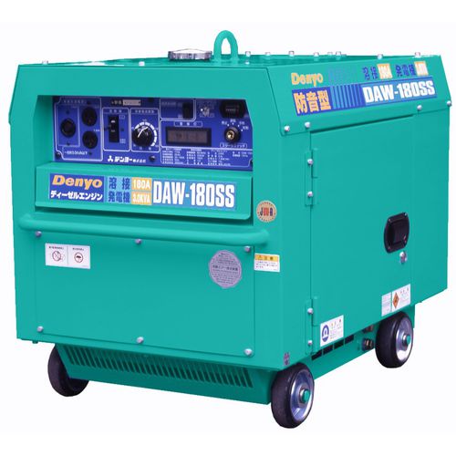 MMA welder - DAW-180SS - Denyo - electrode / single-phase / with ...