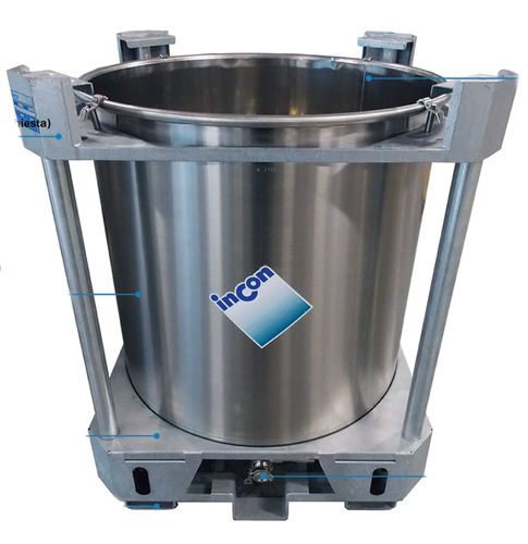 Stainless steel IBC container - PCA series - INCON - food / chemical ...