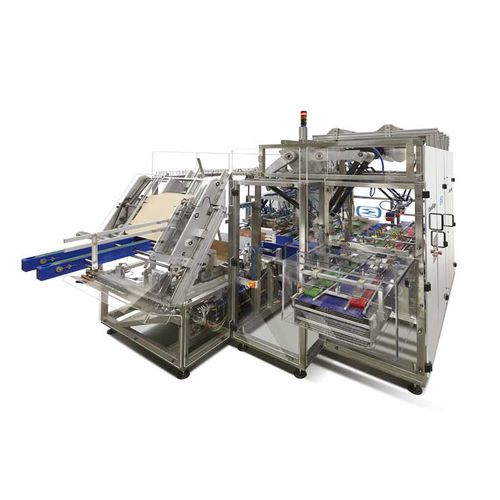 Wraparound case tray packer - Jefferson Smurfit Group - automatic ...