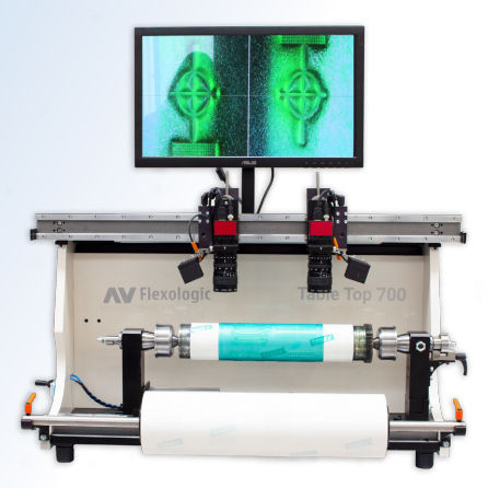 Manual mounting machine - AV FLEXOLOGIC - flexo plate