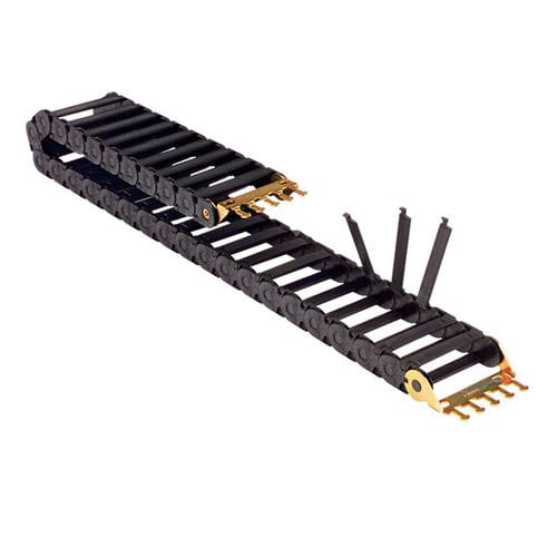 Open drag chain - Nylatrac® SP series - Dynatect Manufacturing, Inc. - plastic / flexible / for ...