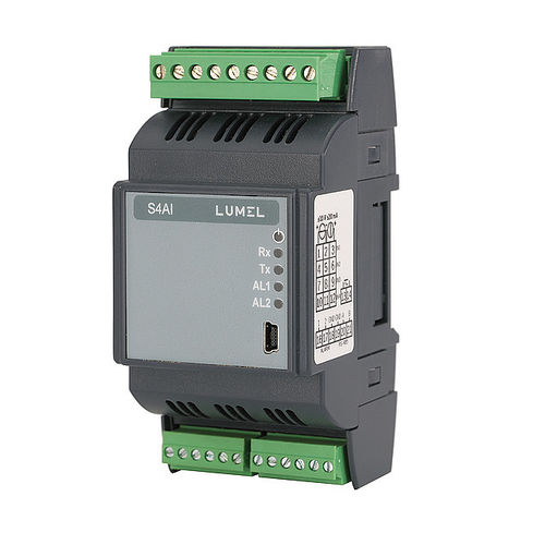 Analog input module - S4AI - LUMEL - USB / RS-485 / Modbus