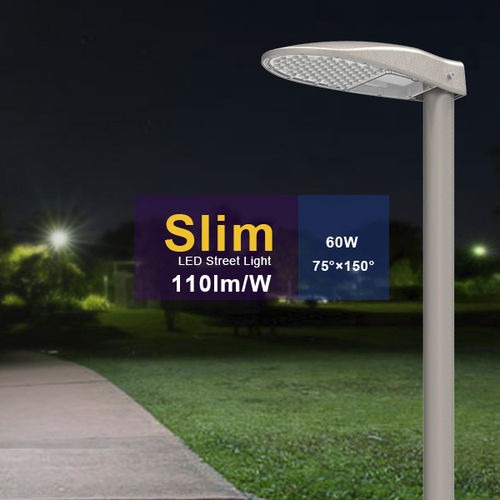 LED urban lamp-post - Slim - Yaham Optoelectronics Co., Ltd - electric
