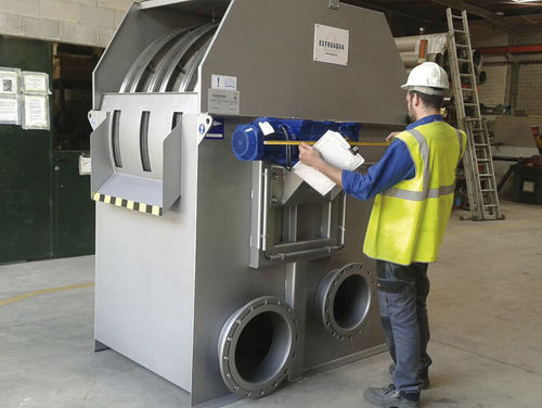 Wastewater treatment filter - ODYSSEUS - ESTRUAGUA - drum / disc ...