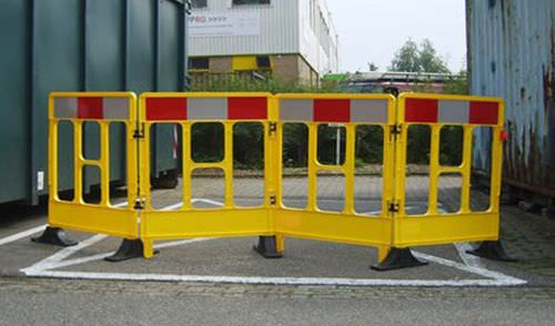 Protective barrier - WORKGATE™ - DENSL - portable / plastic