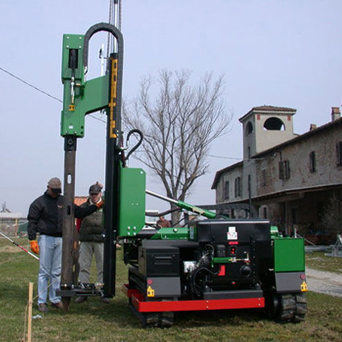 Hydraulic pile-driving hammer - Orteco