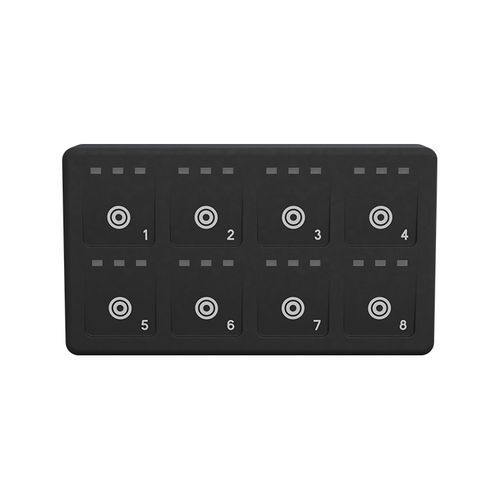 8-key keypad - MO 405 series - Makersan - panel-mount / CANopen / SAE J1939