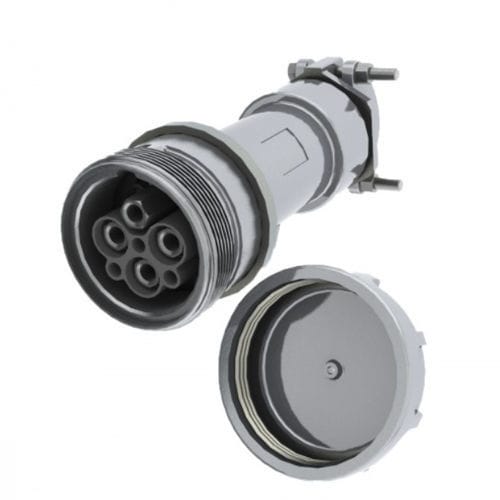 Electrical power supply connector - PC6 S6 - Cavotec - female / male ...