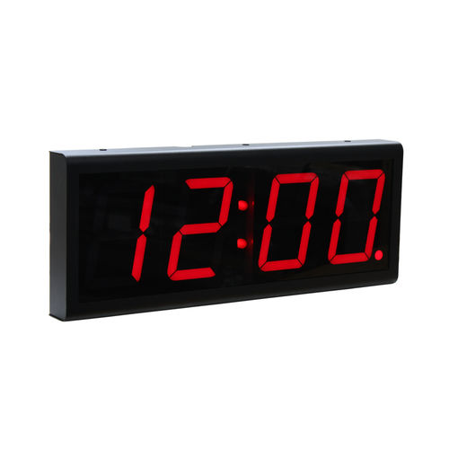 LED clock - CL44-RM-NTP - Galleon Systems - wall-mounted / indoor / digital