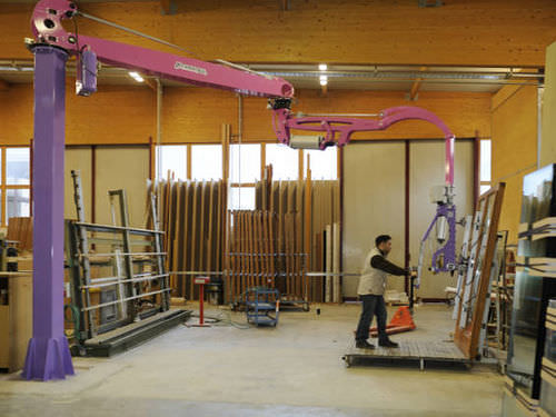 Windows and door manipulator - FAMATEC - pneumatic / with suction cup ...