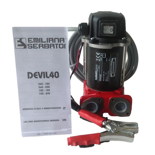 Rotary vane pump - DEVIL 40 - Emiliana Serbatoi - fuel / DC / self-priming