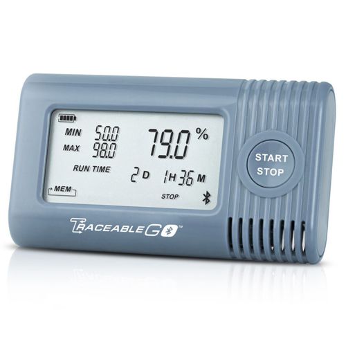 Temperature and humidity data-logger - VWR - Bluetooth / with LCD display / for battery