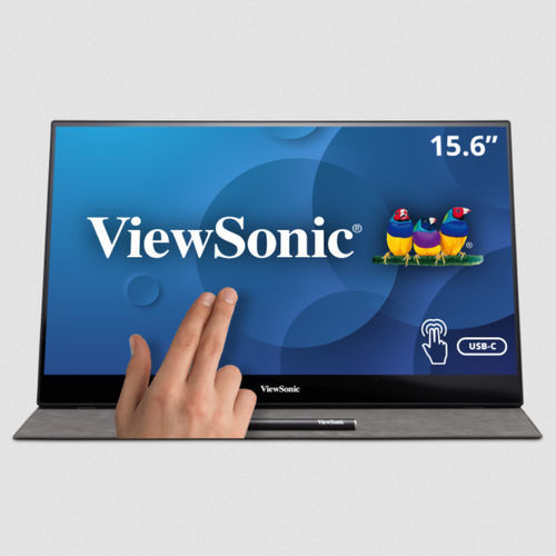 IPS LCD monitor - TD1655 - ViewSonic - touch screen / digital / 15.6"