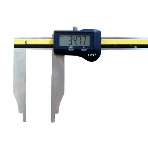 Digital caliper - MICROTECH - long jaw / with data output / wireless