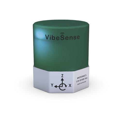 Bluetooth accelerometer - VibeSense - Motionics, LLC - triaxial / MEMS ...
