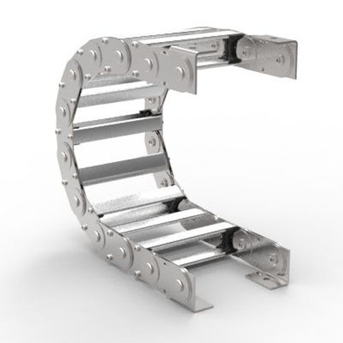 Open drag chain - 20NT - Brevetti Stendalto - steel / stainless steel