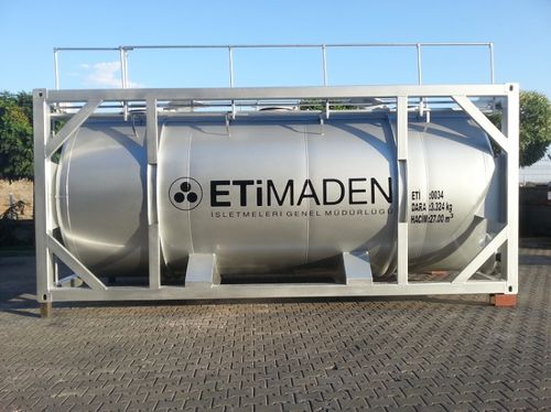 Discharge tank container - EMS Machinery - for powders / manhole / for ...