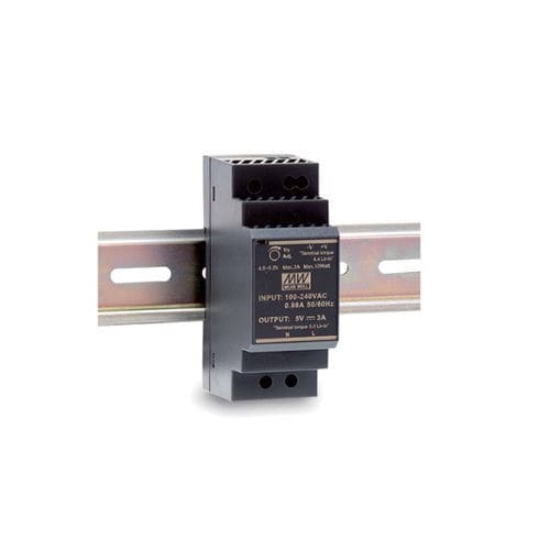 DIN rail power supply - HDR-30 series - Mean Well - AC/DC / single ...