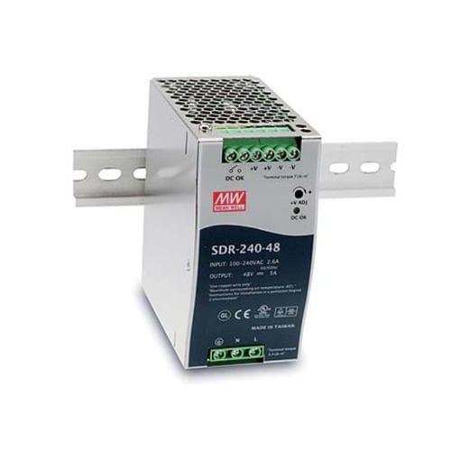 DIN rail power supply - SDR-240 series - Mean Well - AC/DC / single ...