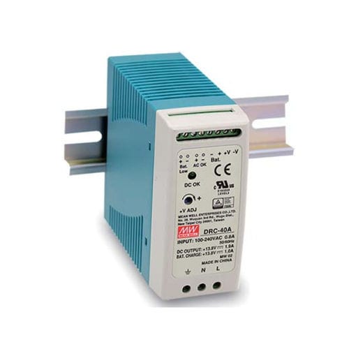 DIN rail power supply - DRC-40 series - Mean Well - AC/DC / single ...