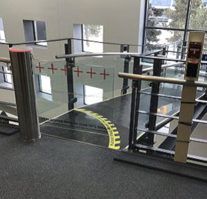 Access control speed gate - ACCESSLANE 933 - AUTOMATIC SYSTEMS