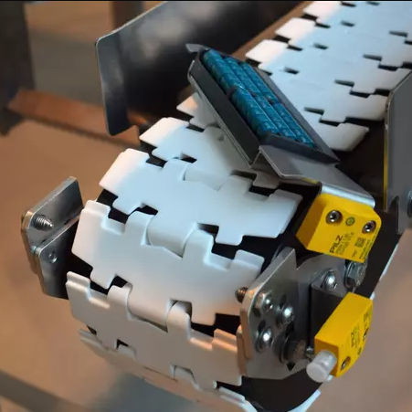 Modular transfer chain - Euroflex GmbH - plastic / roller / for the ...