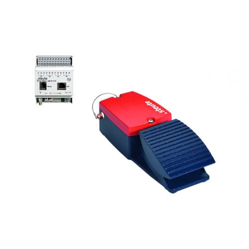 Security foot switch - RF GFI SW2.4-safe - steute Schaltgeräte - wireless / single pedal / IP67