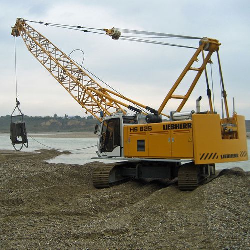 Crawler crane - HS 8040 HD - Liebherr Excavators - boom / for ...