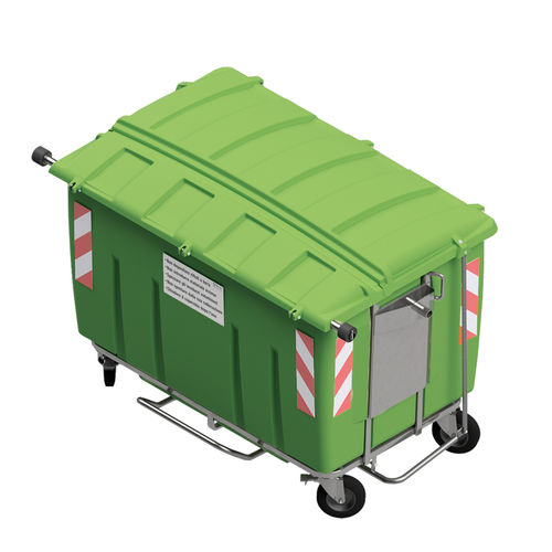 Plastic waste container - ECOMIX 1300 - ROPLAST SRL - crane-lift / for ...