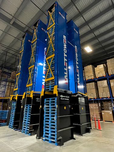 Empty pallet storage tower - Karl H. Bartels GmbH - vertical / modular