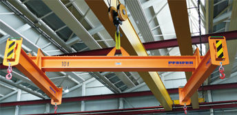 H-shaped spreader beam - Pfeifer - single-girder / adjustable