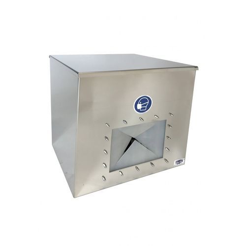 Mask dispenser - 957422 - EPIBOX - manual / stainless steel / wall-mounted