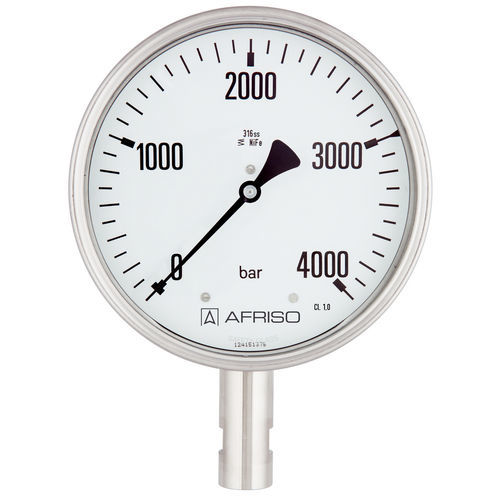 Dial pressure gauge - RF100HD D402 - AFRISO-EURO-INDEX - stainless steel / Bourdon tube / process