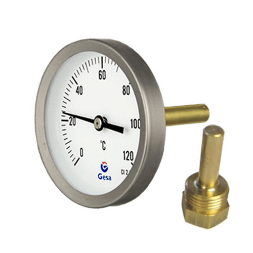 Bi-metal thermometer - D03D series - GESA TERMOMETROS - dial / for ...