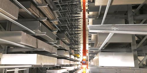 Horizontal automatic storage system - CTI Systems S.à r.l. - for bulky ...