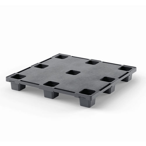 Recycled plastic pallet - Nest C5.2 (CD-9F) - Cabka - ISO / transport ...