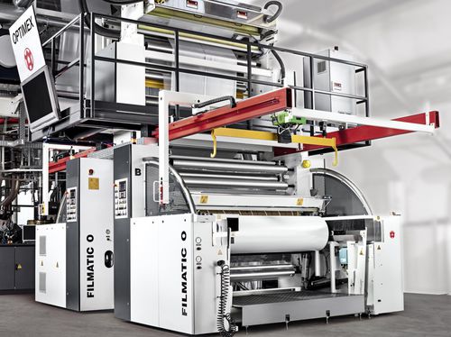 Film winder - FILMATIC O - W&H Group - tube / for extrusion lines