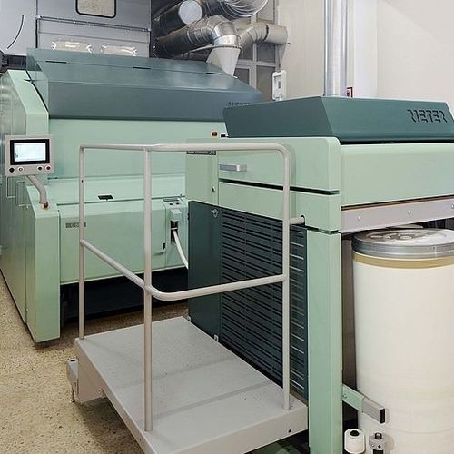 Natural fiber carding machine - Card C 81 - RIETER