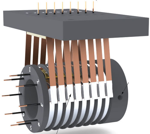 2-part slip ring - SR001 - Rotary Systems, Inc.