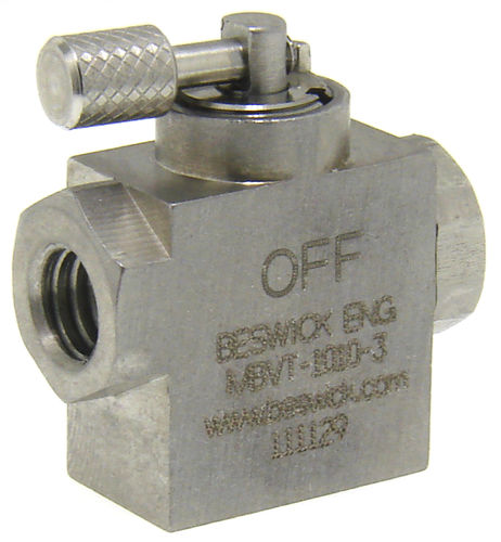 Ball valve - MBVT-1010.-. - Beswick Engineering Co, Inc. - manual ...