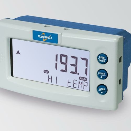 Panel-mounted temperature monitor - D043 - Fluidwell bv